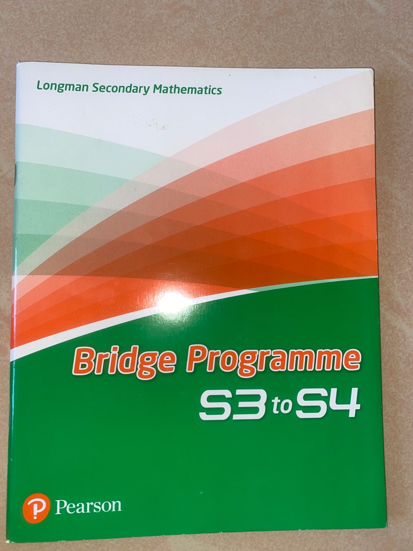 Longman Secondary Mathematics Bridge Programme S3 to S4, 興趣及遊戲, 書本 & 文具, 教科書 - Carousell