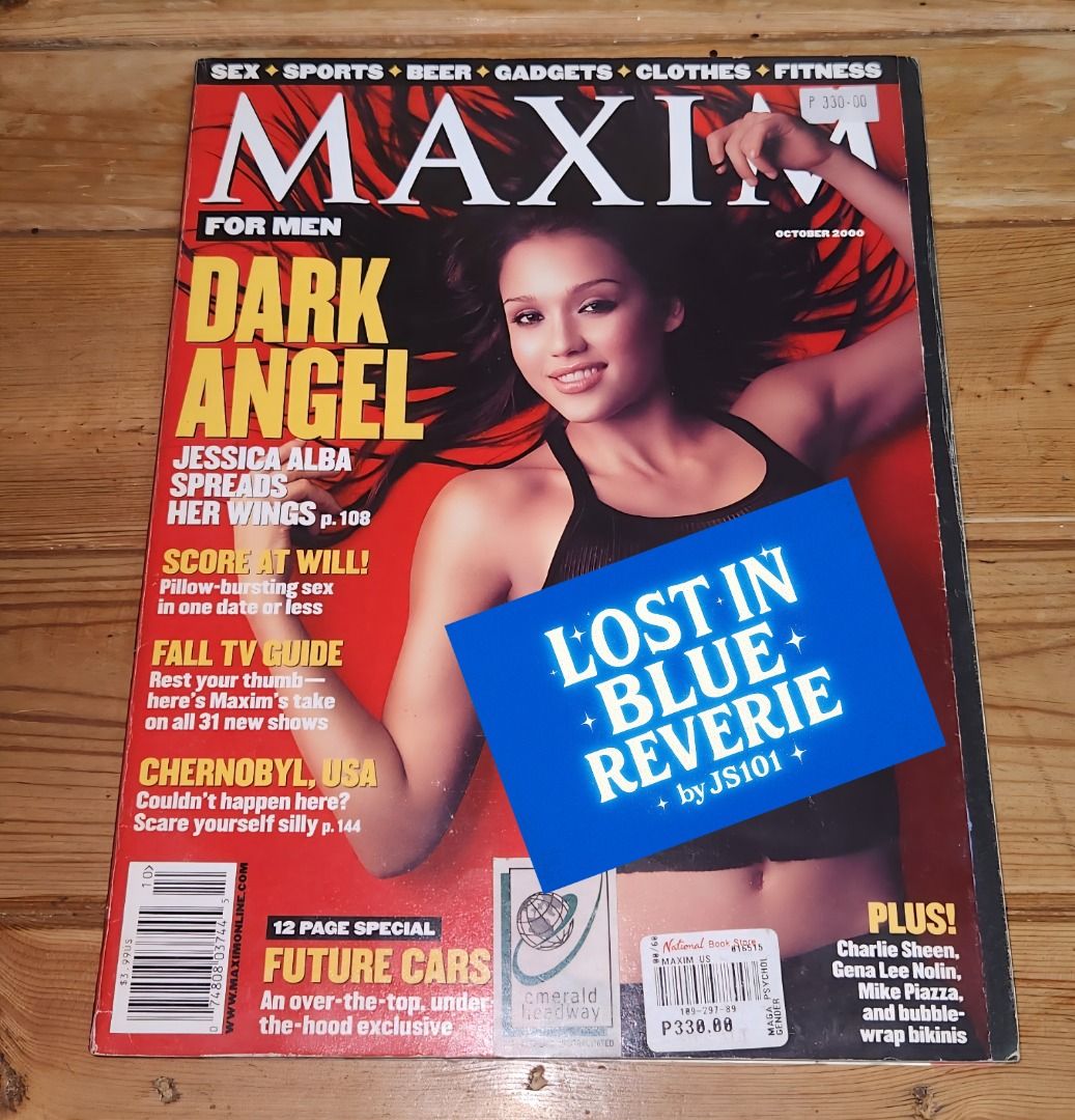 MAXIM MAGAZINE US EDITION - OCTOBER 2000 - JESSICA ALBA OF DARK ANGEL ...