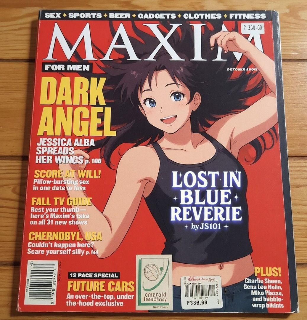 MAXIM MAGAZINE US EDITION - OCTOBER 2000 - JESSICA ALBA OF DARK ANGEL ...