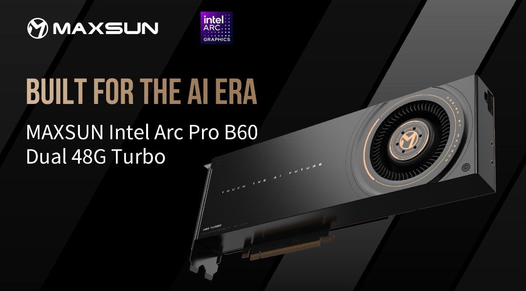 MAXSUN Intel Arc Pro B60 Dual 48G Turbo Graphics Card, Computers & Tech, Parts & Accessories ...