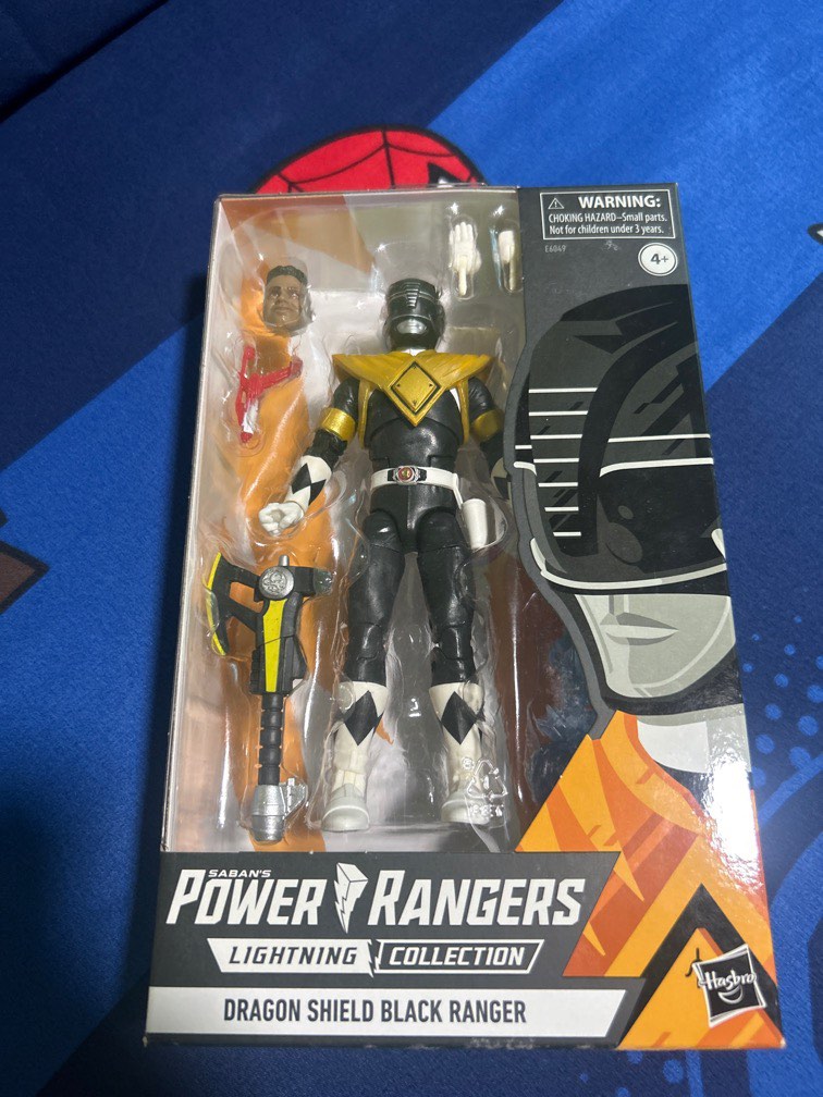Mighty Morphin Power Rangers Lightning Collection Black Armoured Black ...