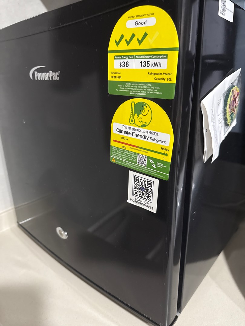 Mini Fridge 50L with lock, TV & Home Appliances, Kitchen Appliances ...