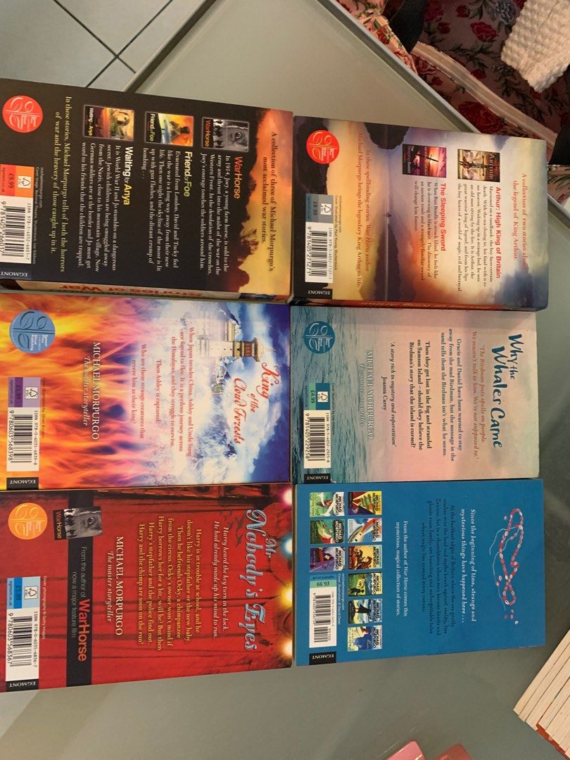 Michael Morpurgo Book Collection - Stories War, King Arthur, King Cloud ...