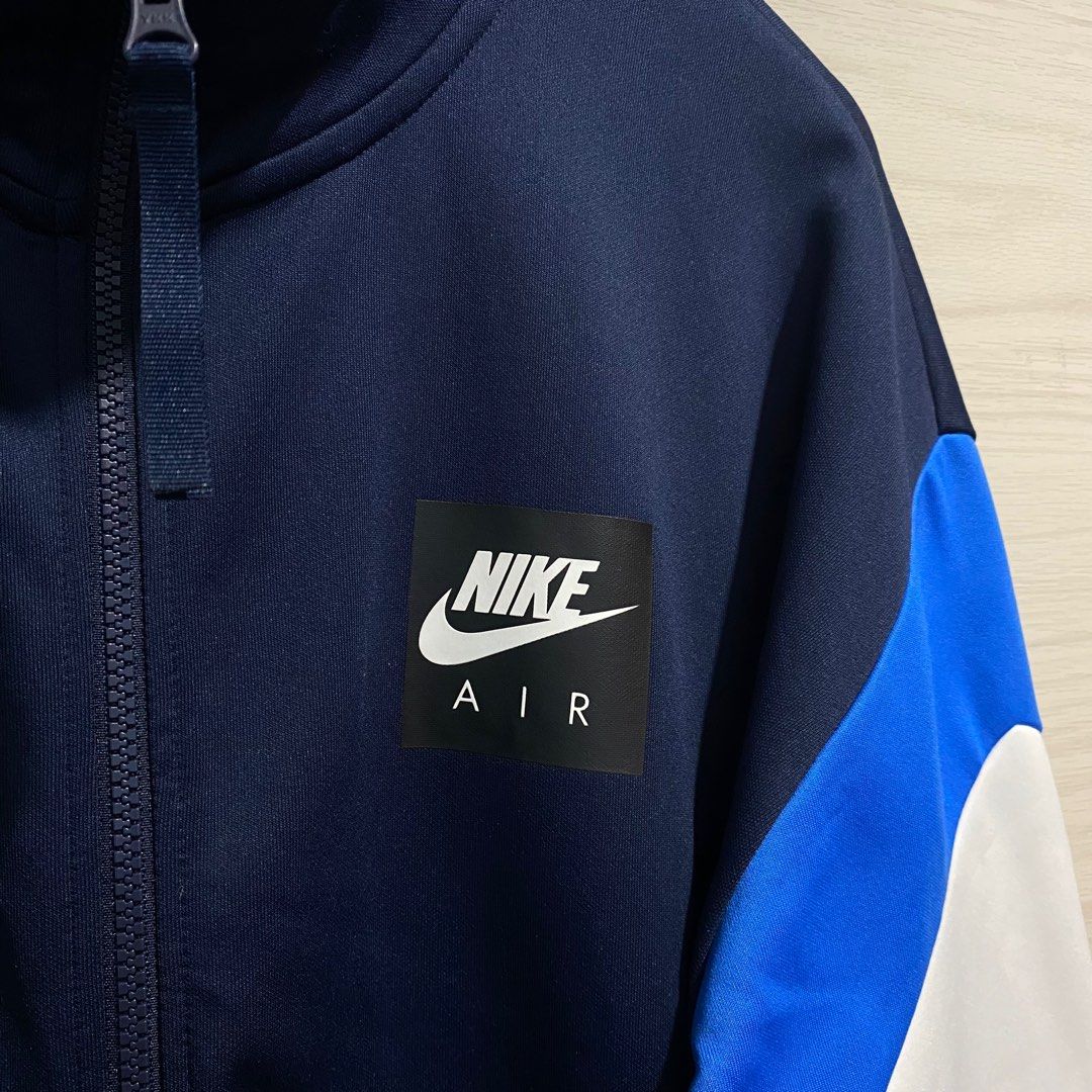 Nike Air Track Jacket Tri-Toned wt Back Big Logo 🔥, Men's Fashion ...