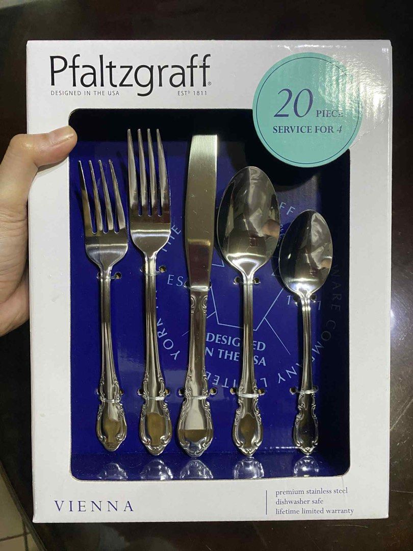 Pfaltzgraff Vienna Spoon and Fork set, Furniture & Home Living ...