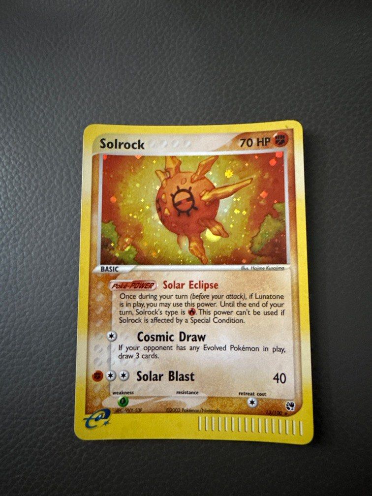 Pokémon Solrock 13/100, Hobbies & Toys, Memorabilia & Collectibles ...
