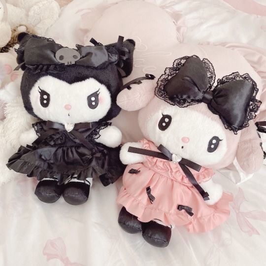 [PRE- ORDER] Sanrio My melody & Kuromi midnight merokuro plush ...