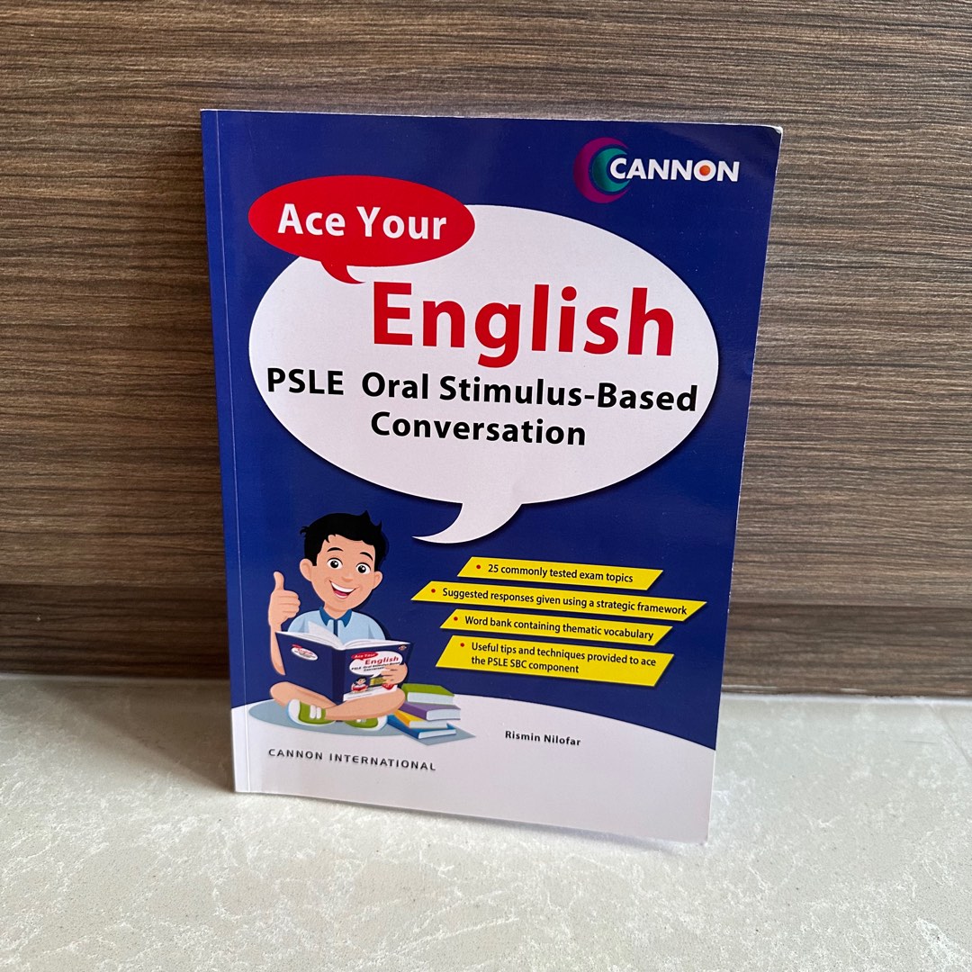 PSLE English Oral Stimulus-Based Conversation Book Retail : $9:90 ...