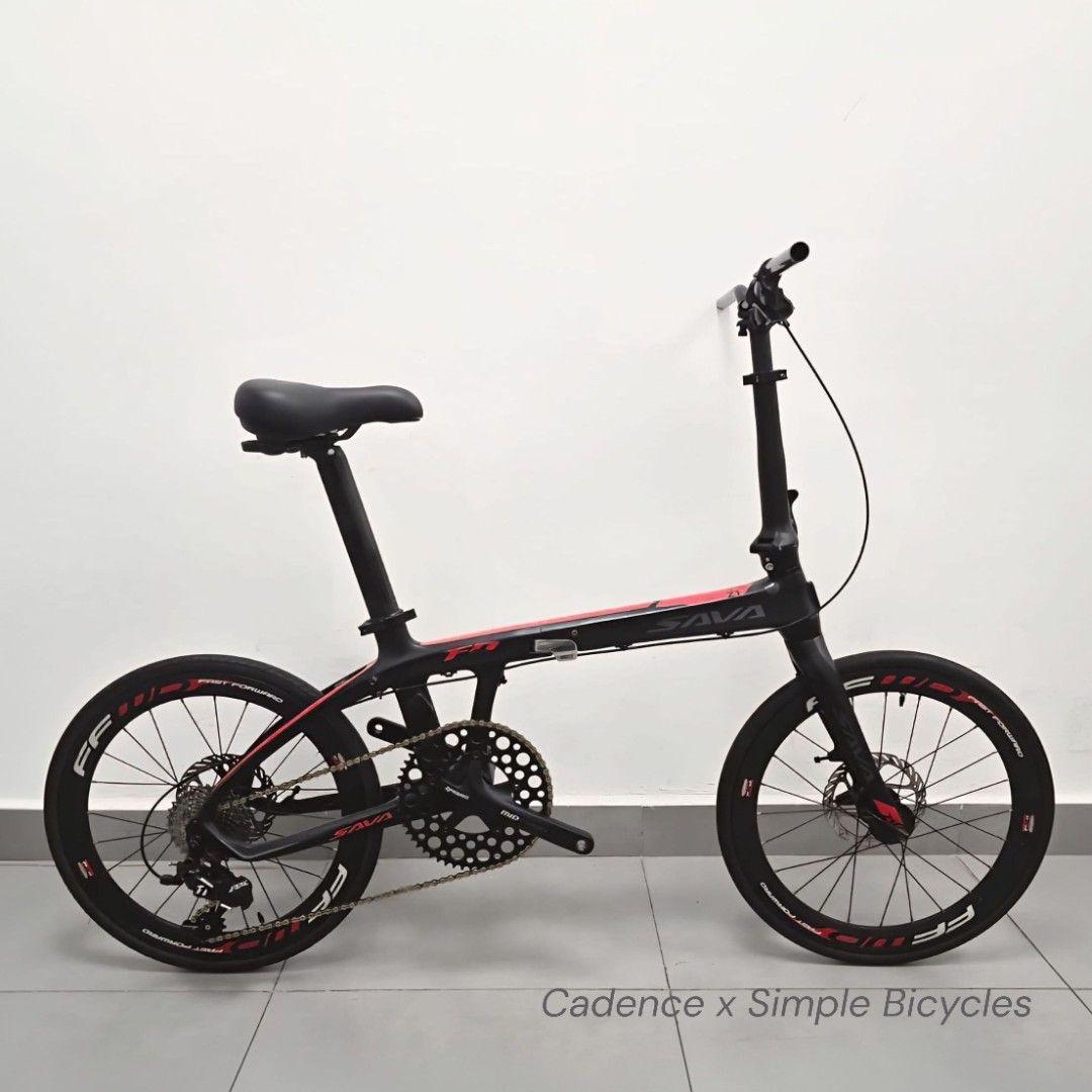 Sava Z1 Carbon Folding Bike, Sports Equipment, Bicycles & Parts ...