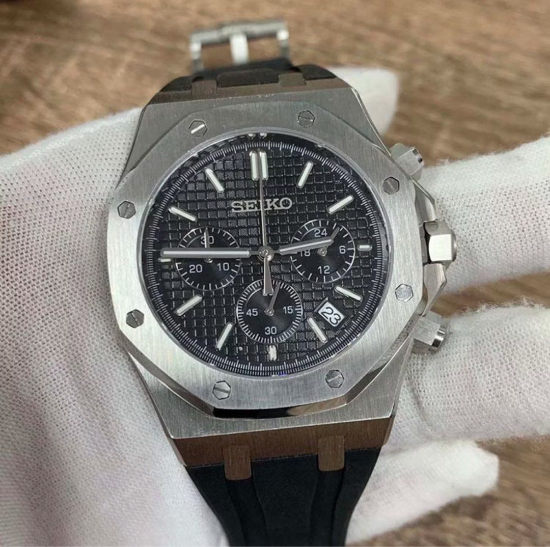 Seiko Mod Stainless Steel, Luxury, Watches on Carousell