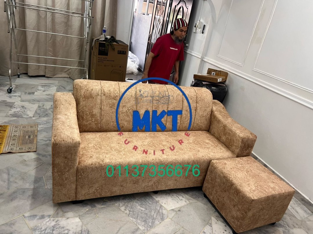 Sofa L baldu, Furniture & Home Living, Furniture, Sofas on Carousell