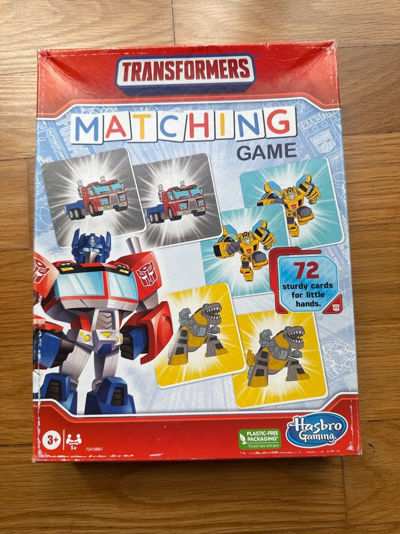 Transformers Matching Game, Hobbies & Toys, Toys & Games on Carousell