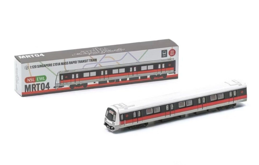 1/120 MASTERPIECE COLLECTIBLES SINGAPORE MRT MRT04 C151A SMRT TRAIN ...