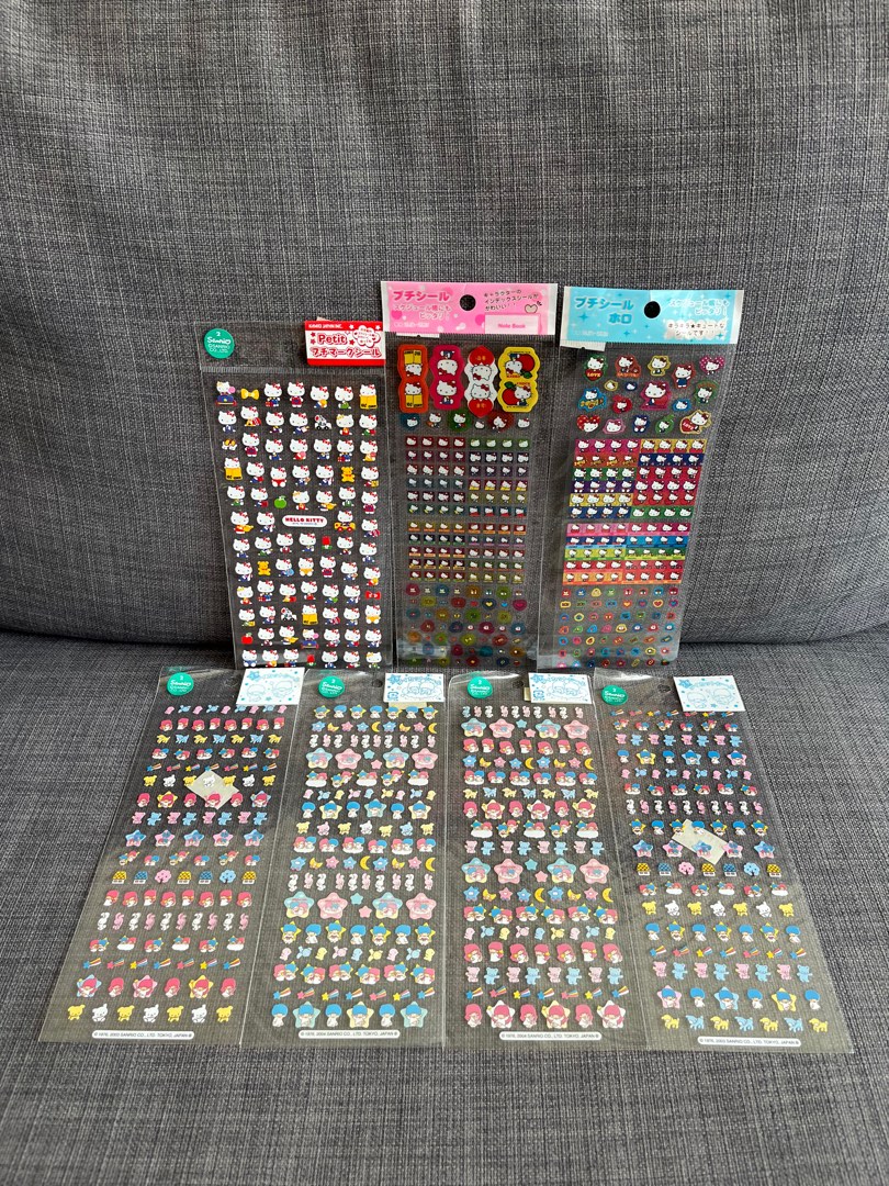 1pc Hello Kitty Sticker Sheet | Little Twin Star | Sanrio, Hobbies ...