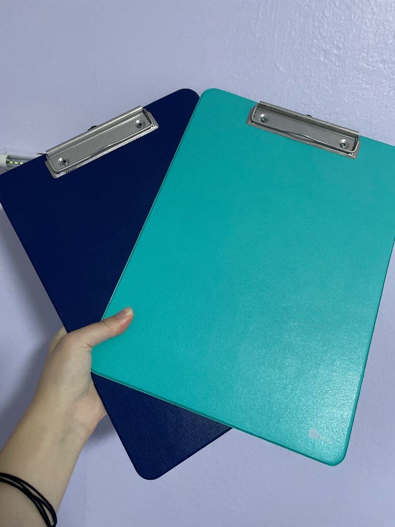 A4 Clipboards - Blue and Teal, Hobbies & Toys, Stationery & Craft, Stationery & School Supplies ...