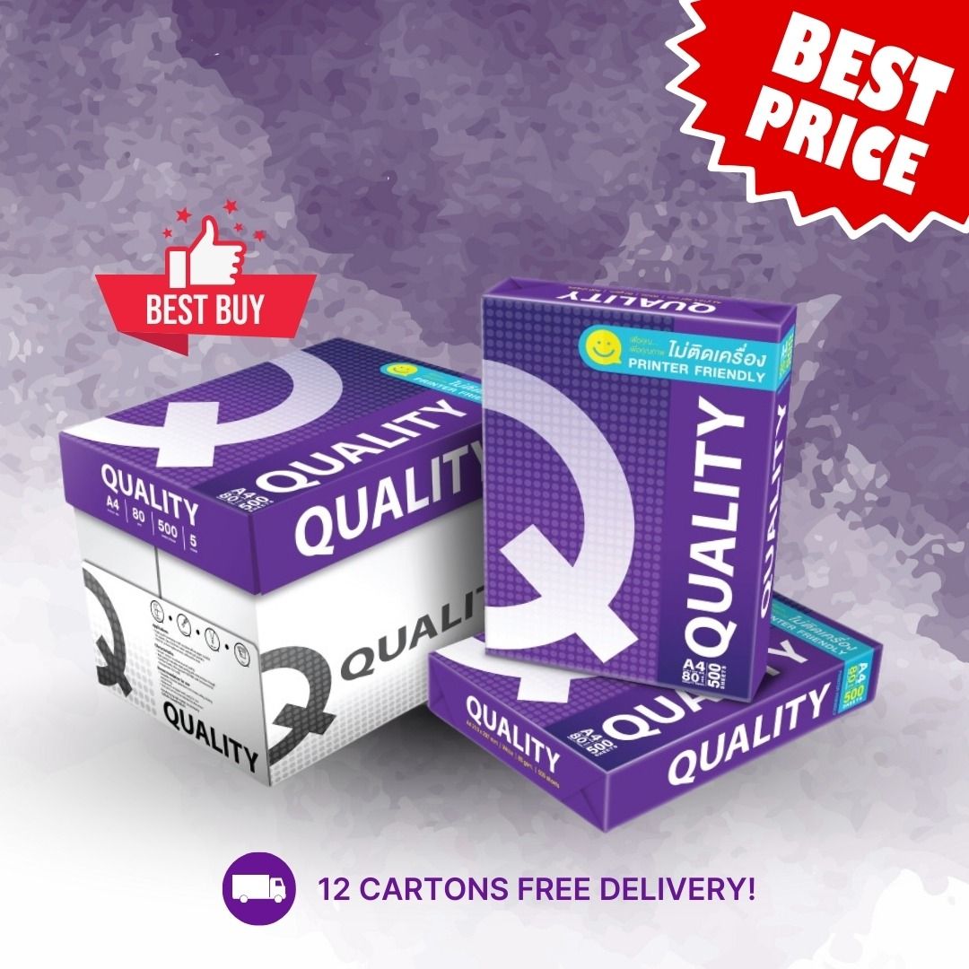 A4 Copy Paper 80gsm – Quality Printing Paper | Lowest Price in ...