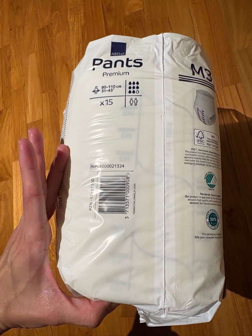 Abena Pants Premium M3 Adult Diapers, Health & Nutrition, Assistive & Rehabilatory Aids, Adult ...