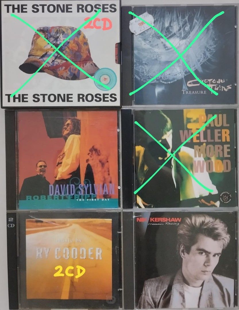 arthcd CDs at $14 each - The Stone Roses 2CD, Cocteau Twins, David ...