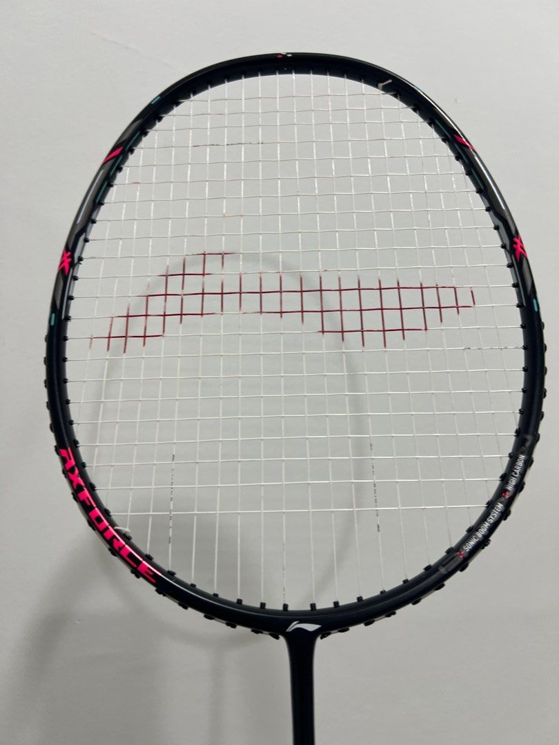 Badminton Raket Lining Axforce, Sports Equipment, Other Sports ...