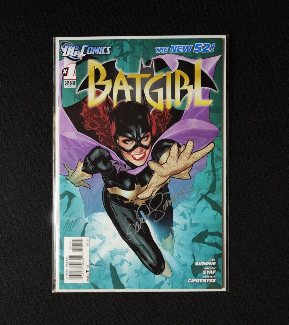 Batgirl #1 Signed Gail Simone, Hobbies & Toys, Books & Magazines, Comics & Manga on Carousell