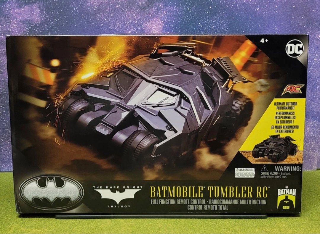 Batman, Official Batmobile Tumbler RC, 1:15 Scale, 85th Anniversary ...