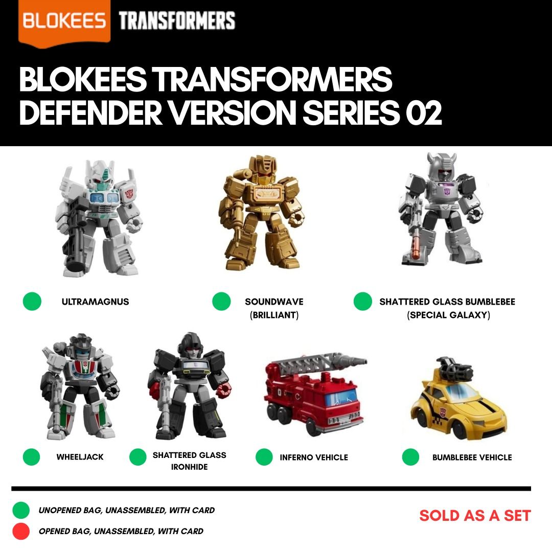 BLOKEES Transformers Defender Version Series 1-4 (select items ...