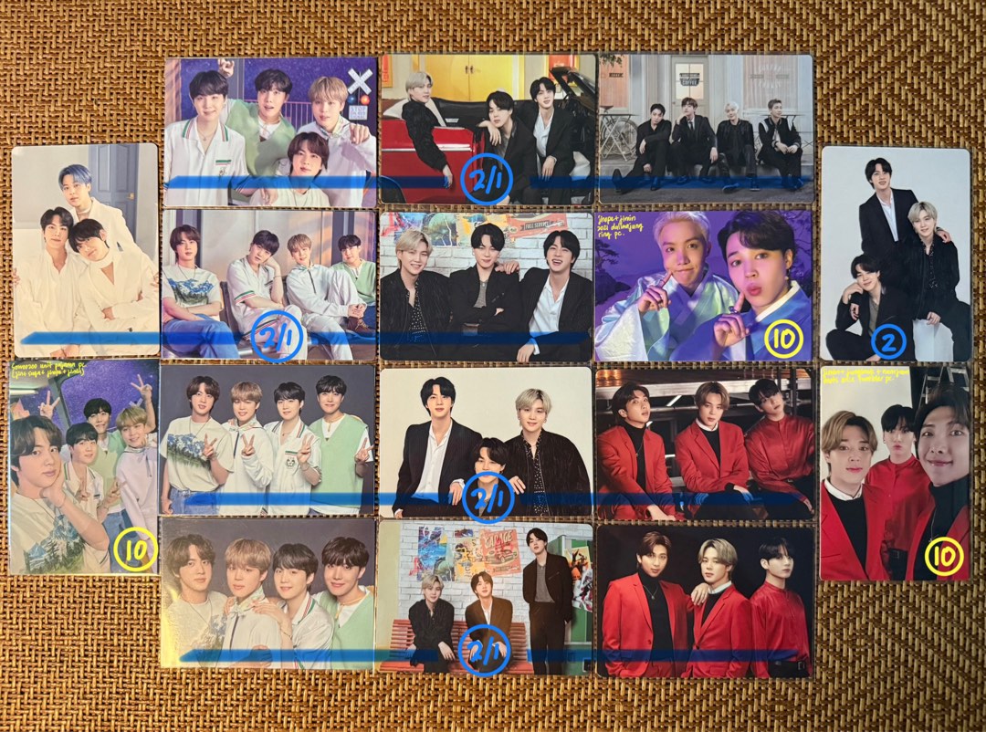 bts unit mini photocards, Hobbies & Toys, Collectibles & Memorabilia, K ...
