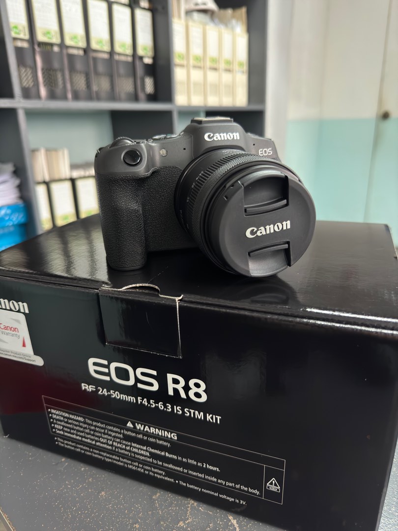 Canon R8 Body and Kit lens RF 24-50mm F4.5-6.3 IS STM, Portrait lens RF ...