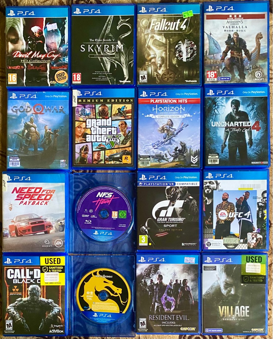 CD Games PS4 Used!!, Video Gaming, Video Games, PlayStation on Carousell