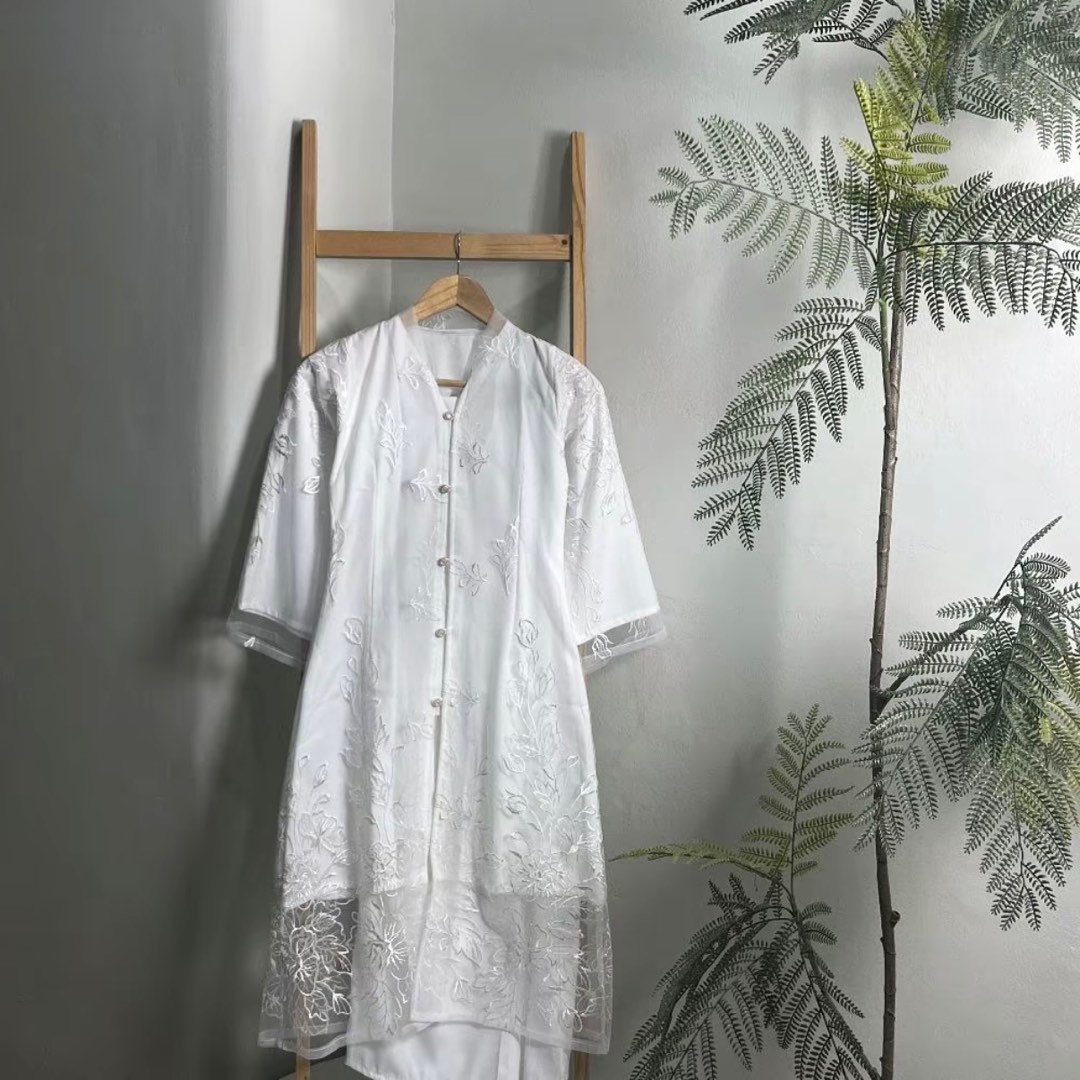 [ceo chomel] waneaa baju kebaya labuh, Women's Fashion, Muslimah ...