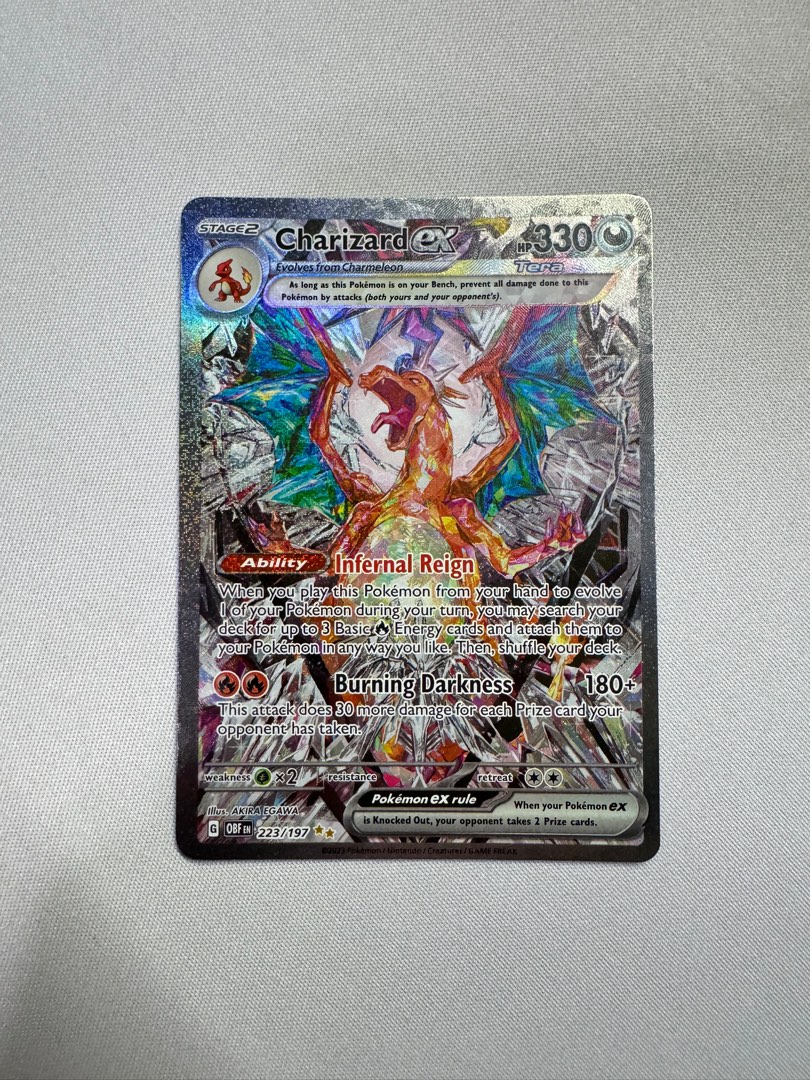 Charizard ex SIR Obsidian Flames Special Illustration Rare, Hobbies ...
