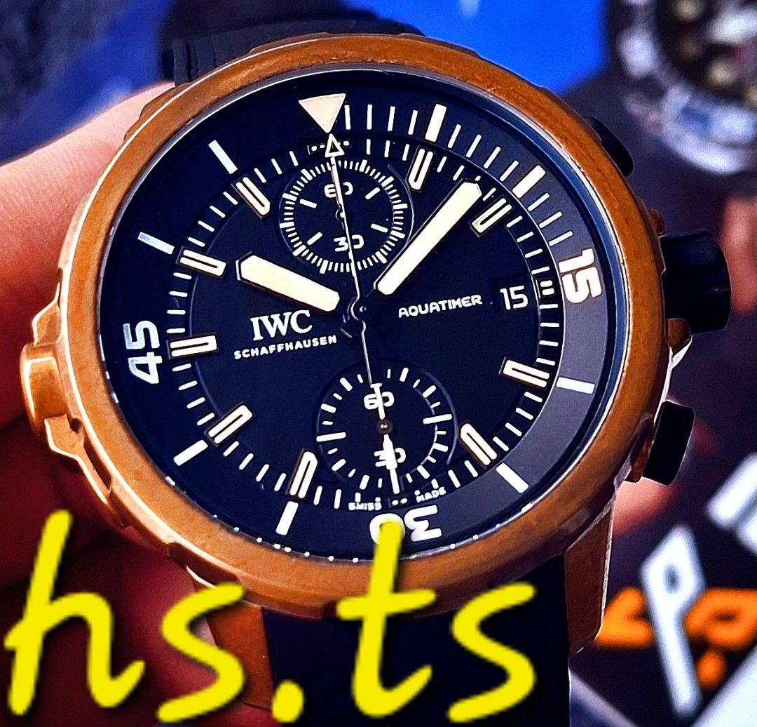 🔥CHEAPEST🔥 🟤⚫️ IWC Aquatimer 'Expedition Charles Darwin' Bronze Black ...
