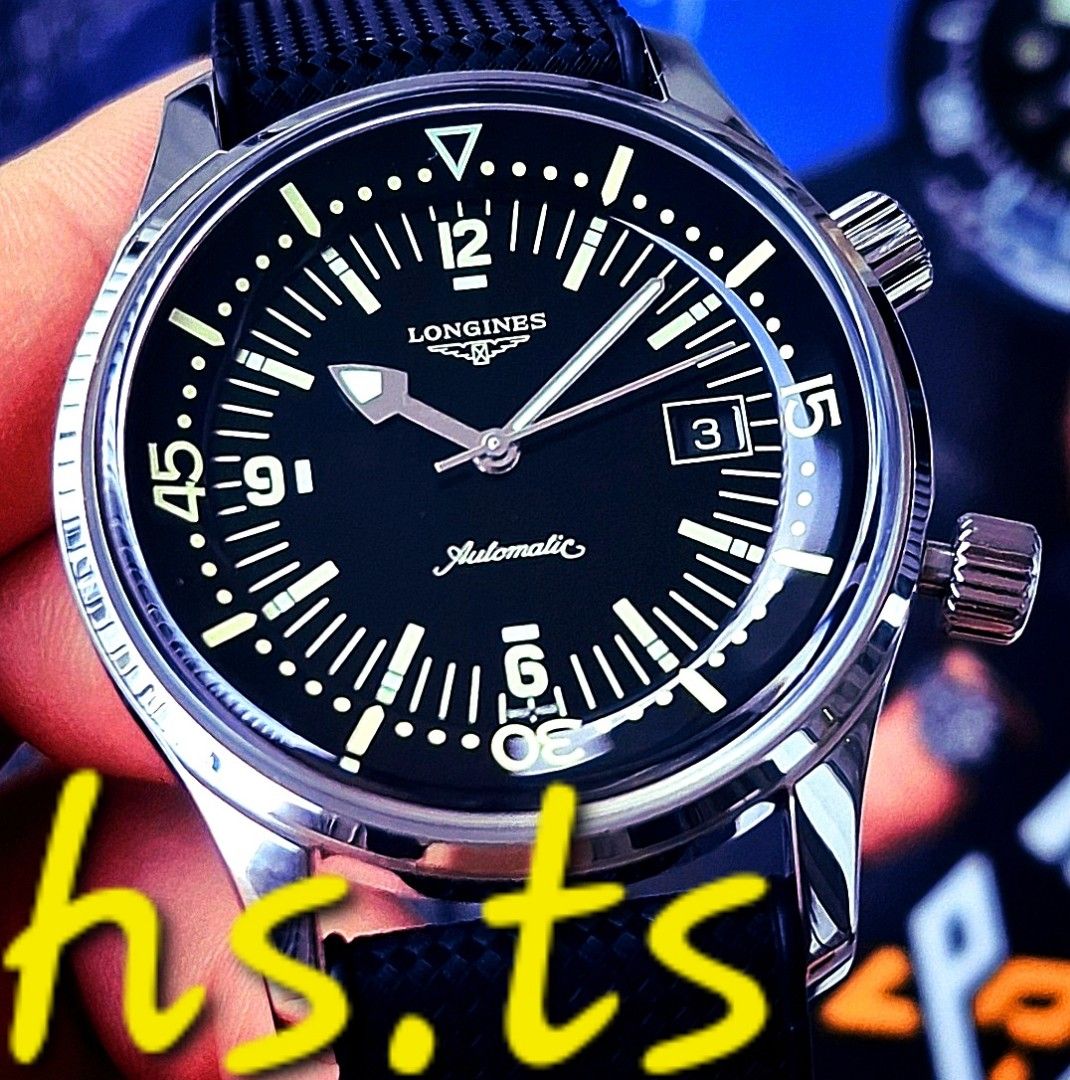🔥CHEAPEST MAY 2025🔥 Longines Legend Diver ⚫️ Black 42mm Automatic ...