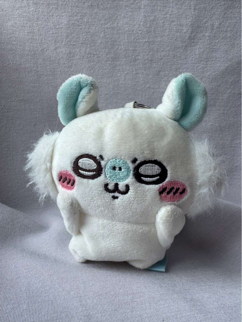 Chiikawa momonga plush keychain, Hobbies & Toys, Toys & Games on Carousell