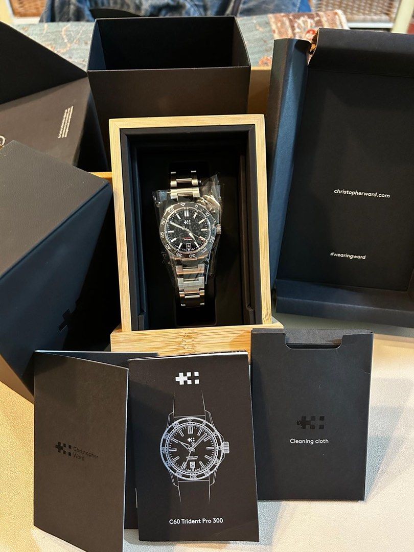 Christopher Ward C60 Trident Pro 300 Watch, Luxury, Watches on Carousell