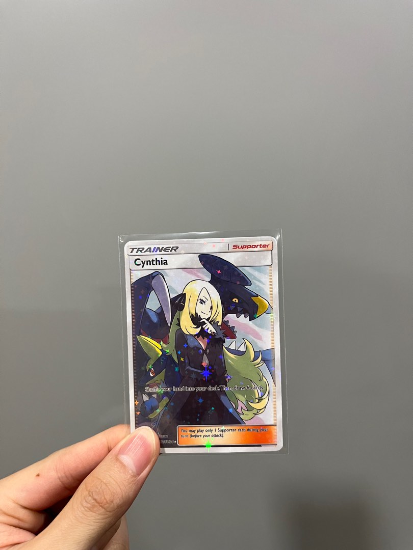 Cynthia Hidden Fates Trainer Pokemon TCG Custom Proxy Card, Hobbies ...