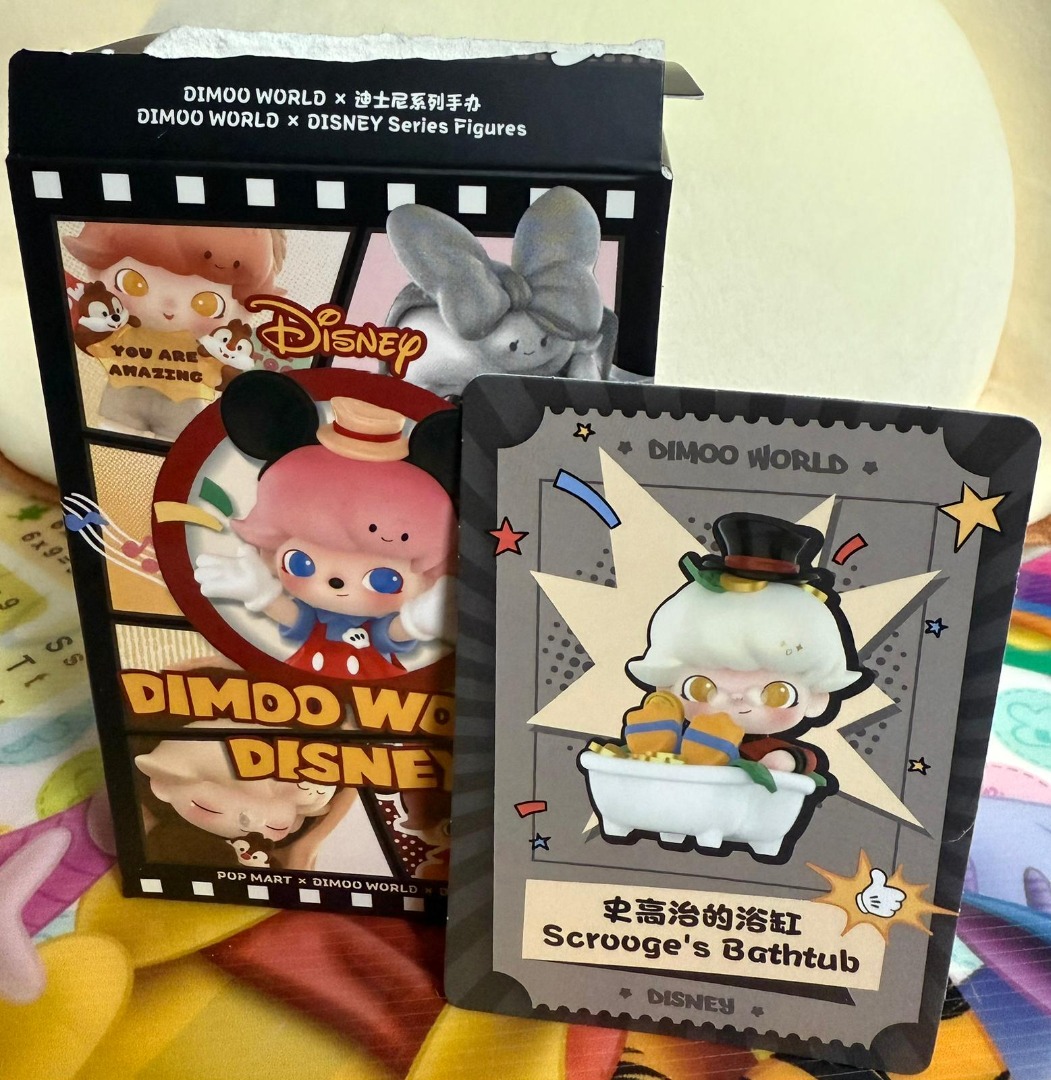 POPMARK 泡泡瑪特 Dimoo World Disney - 史高治的浴缸 labubu 盲盒, 興趣及遊戲, 玩具 & 遊戲類 ...