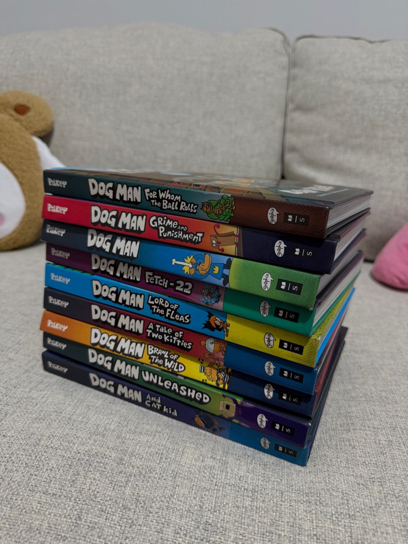 Dog Man Book Series - Complete Set, Hobbies & Toys, Books & Magazines ...