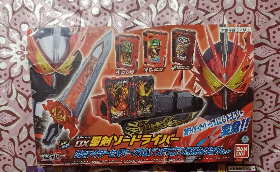 DX KAMEN RIDER SABER (SET), Hobbies & Toys, Toys & Games on Carousell