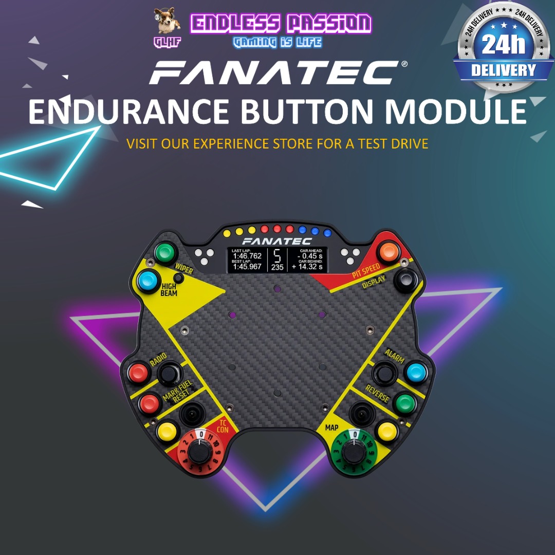 FANATEC PODIUM BUTTON MODULE ENDURANCE - P_BME, Video Gaming, Gaming ...