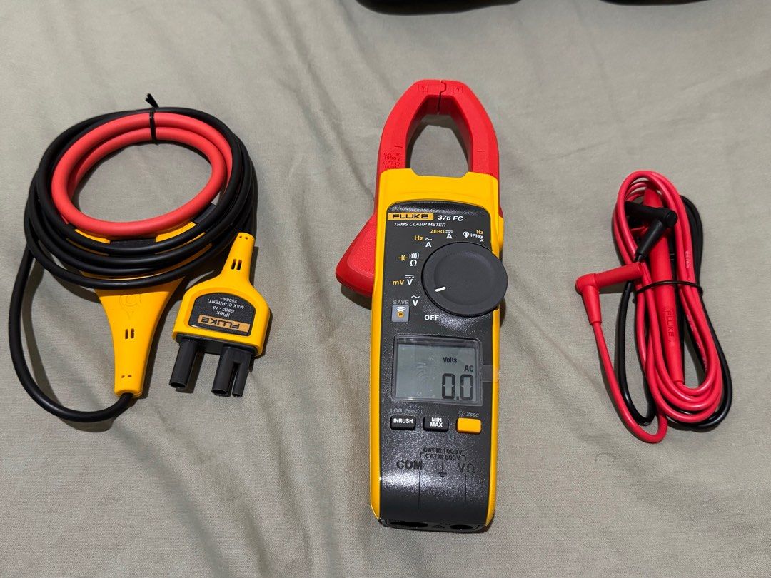 FLUKE 376FC TRUE RMS CLAMP METER, Furniture & Home Living, Home ...