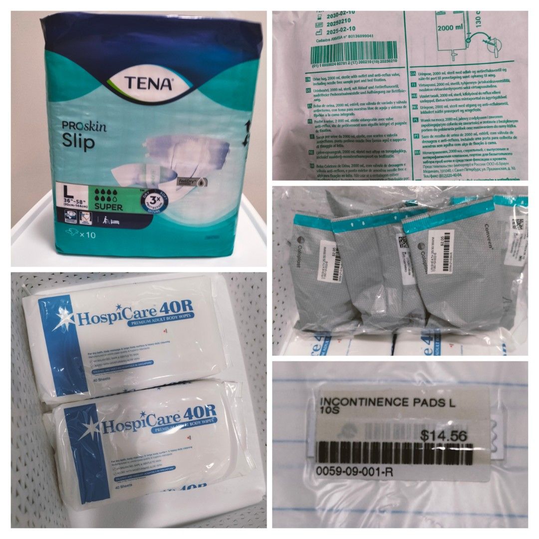 Free TENA ProSkin Slip, Hospicare 40R, Urimed SP+ Medical Supplies ...