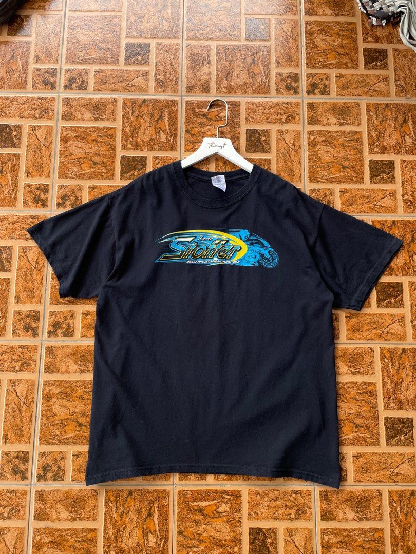 GEICO PRO STOCK MOTORCYCLE KARREN STOPPER 2005, Men's Fashion, Tops ...
