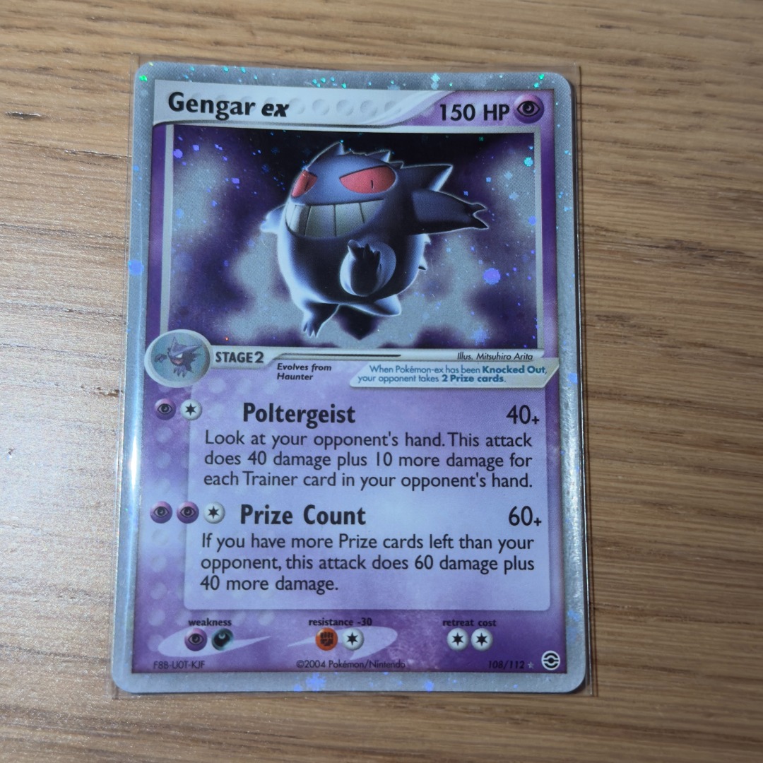 Gengar EX #108 Pokemon Fire Red & Leaf Green Pokemon Card, Hobbies ...