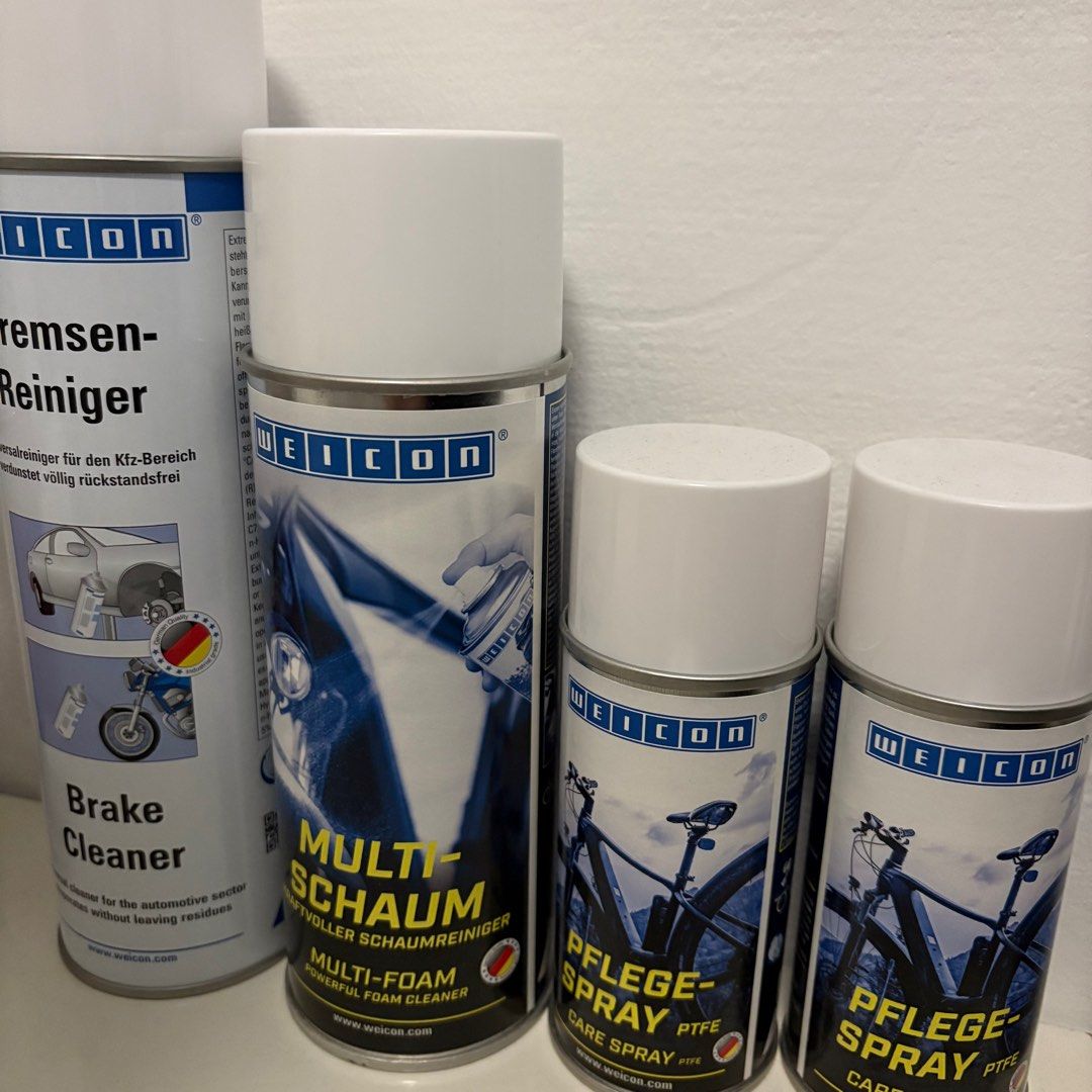 Germany Weicon Bicycle Care Spray Brake Cleaner PTFE Multi Foam Washing ...