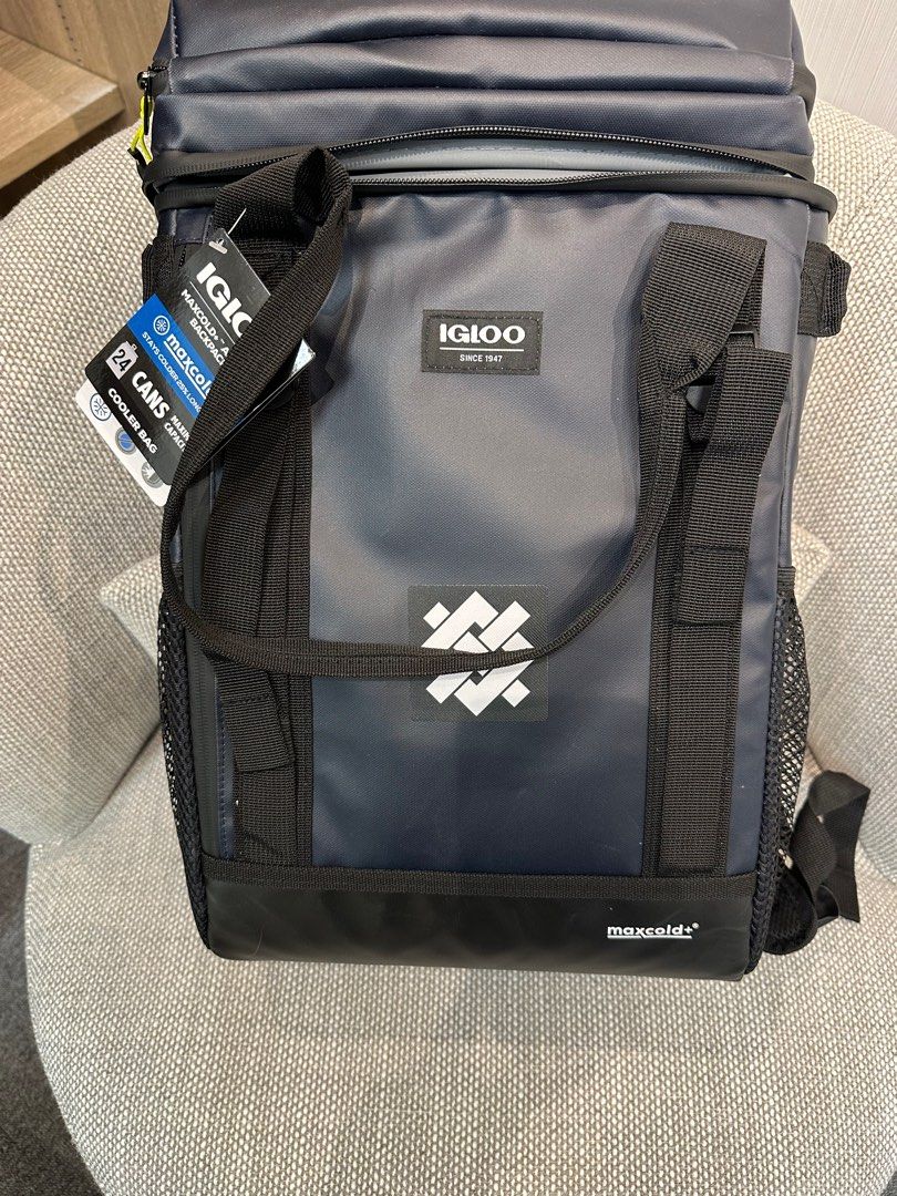 Igloo Maxcold+ Ascent Backpack Cooler Bag, Men's Fashion, Bags ...
