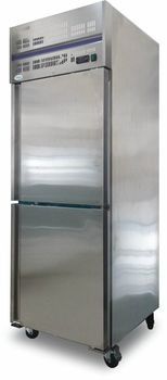 Infinite Cool by Unimagna 19 cu ft Stainless Steel 2 Door Upright ...