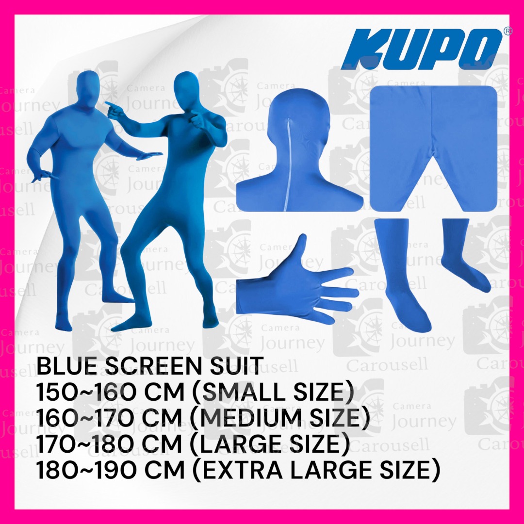 KUPO Blue Screen Suit | kupo | blue screen suit, Photography ...