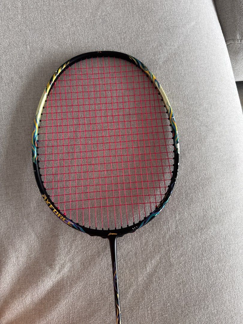 Li-Ning Axforce 100 Badminton Racket, Sports Equipment, Sports & Games ...