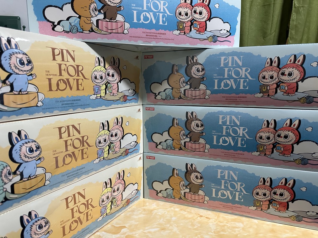 Mini Labubu Pin for Love Sealed Box, Hobbies & Toys, Toys & Games on ...